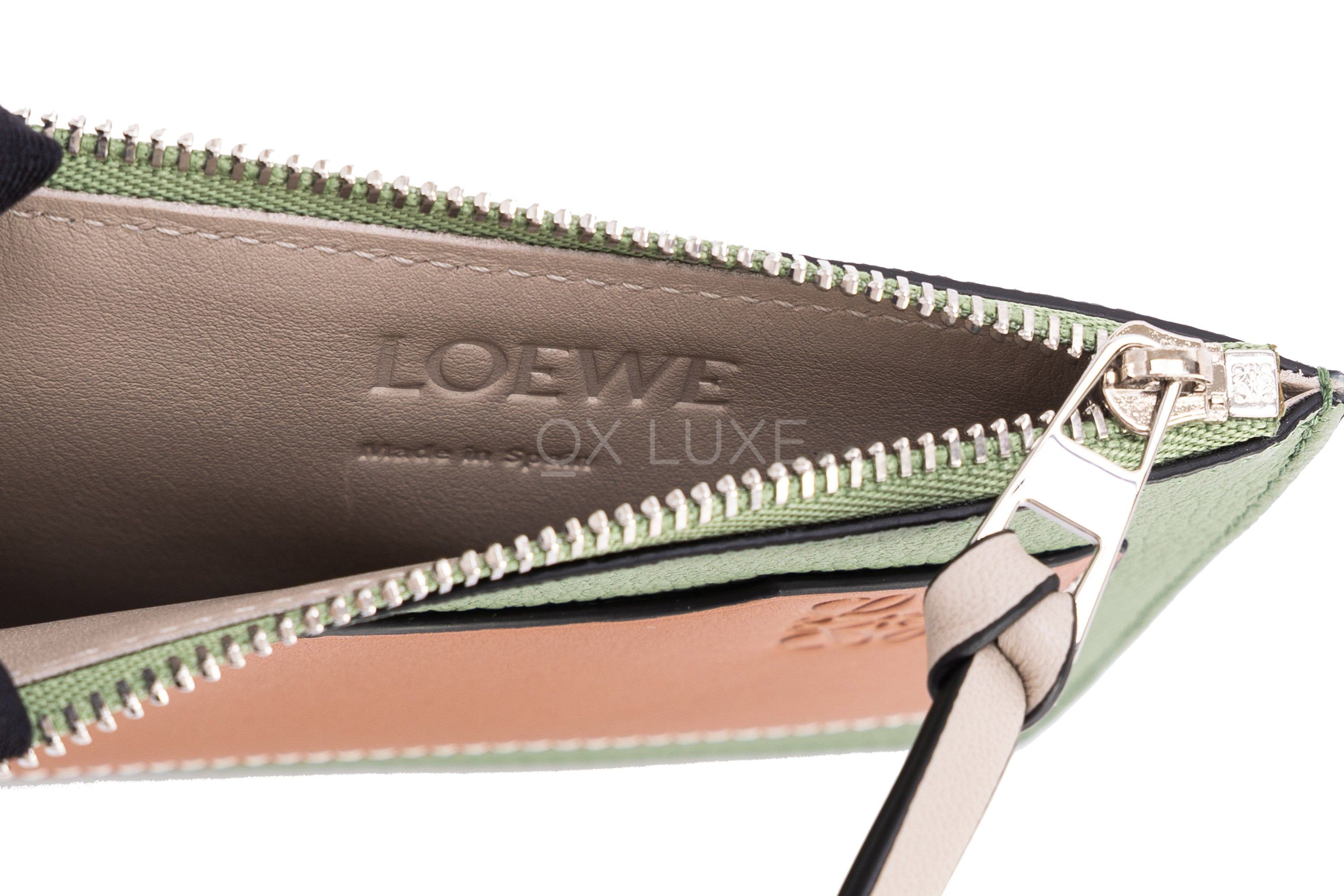 Loewe Zip Card Holder Leather oxluxe, Luxury, Bags & Wallets on Carousell
