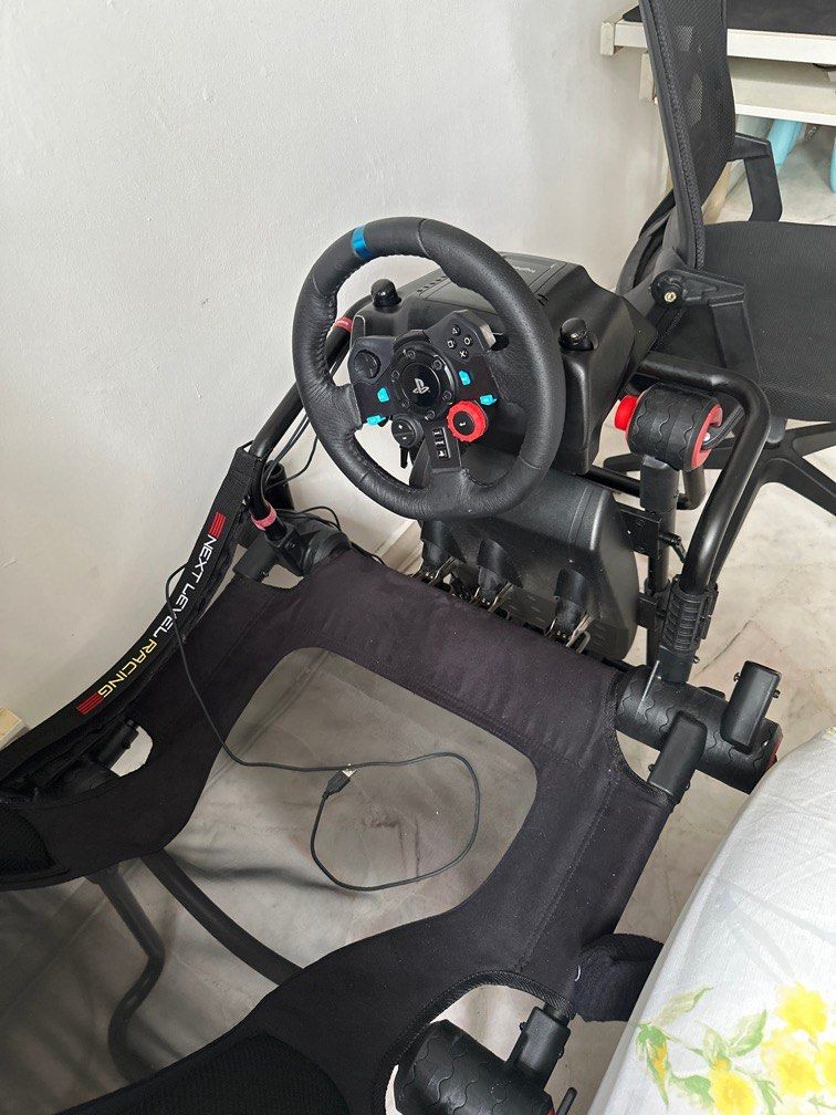Logitech G29 with Next Level Racing F-GT Lite, Video Gaming, Gaming ...