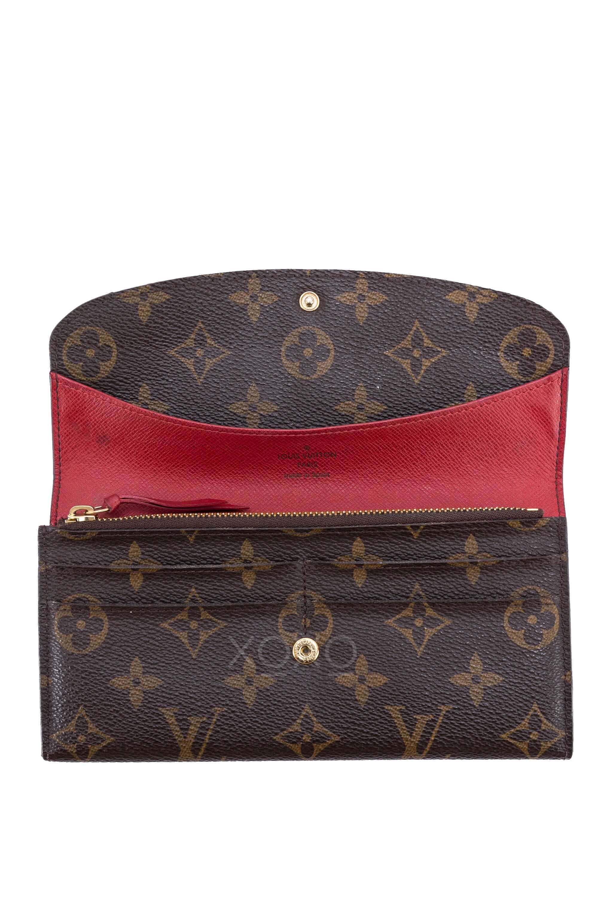 Louis Vuitton LV Emily Wallet Coated Canvas Monogram oxluxe, Luxury ...