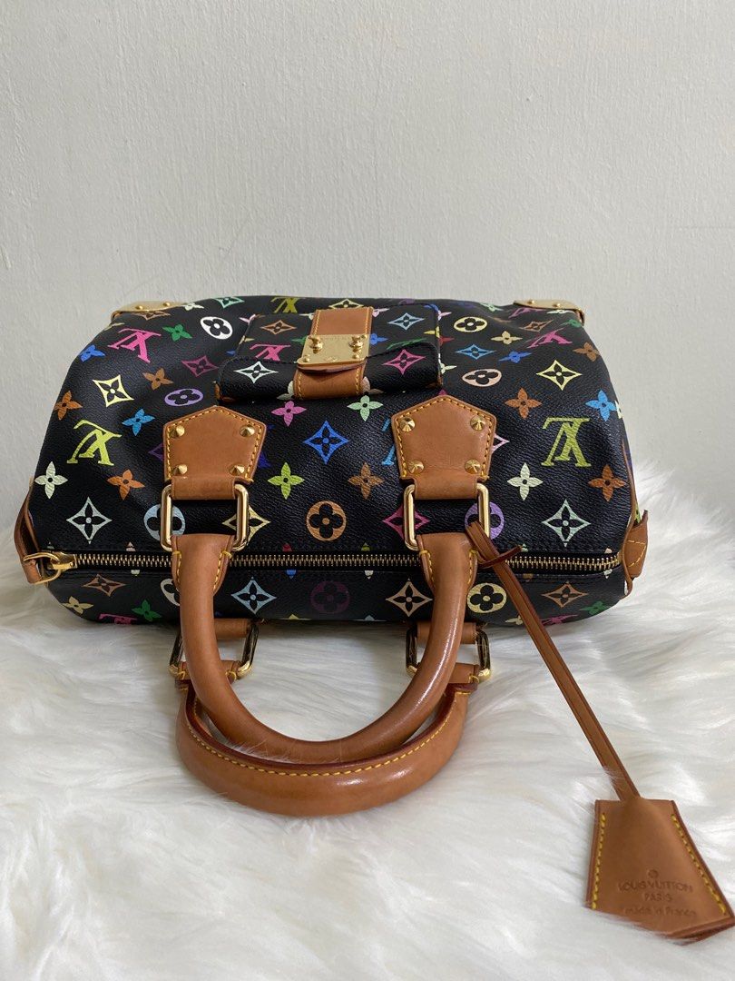 VINTAGE ! Louis Vuitton LV Monogram Multicolor Speedy 30, Luxury, Bags ...