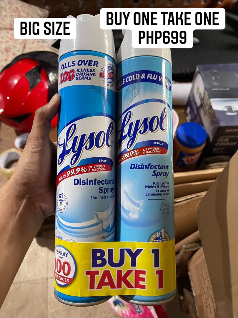 lysol spray, Beauty & Personal Care, Sanitizers & Disinfectants on ...