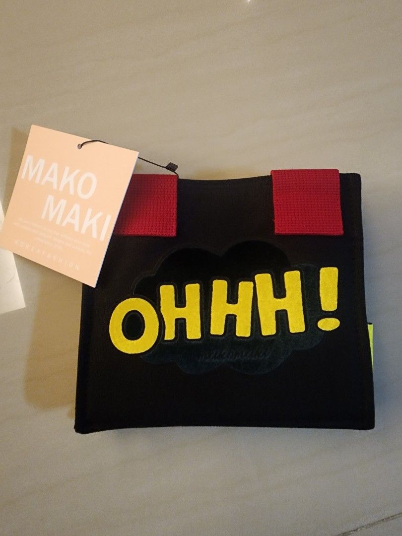 Makomaki OHHH! Smiley Tote bag / Crossbody bag, Women's Fashion, Bags ...