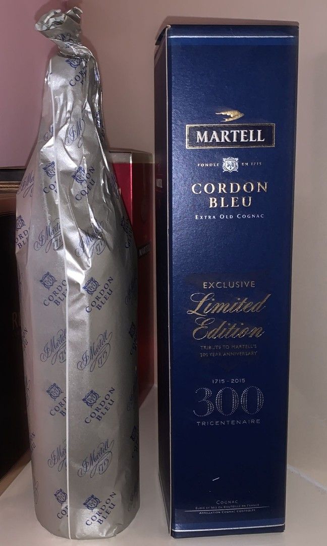 Martell Cordon Bleu ( 1L ) Limited Edition 300 Tricentenaire, Food & Drinks, Alcoholic Beverages ...