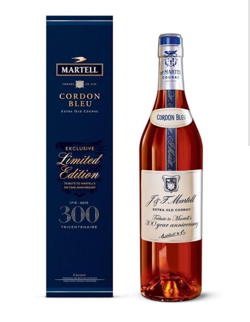 Martell Cordon Bleu ( 1L ) Limited Edition 300 Tricentenaire, Food ...