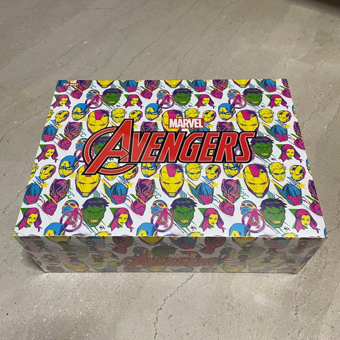 Marvel Avengers Full Set Sealed POP MART blind box iron man / captain ...