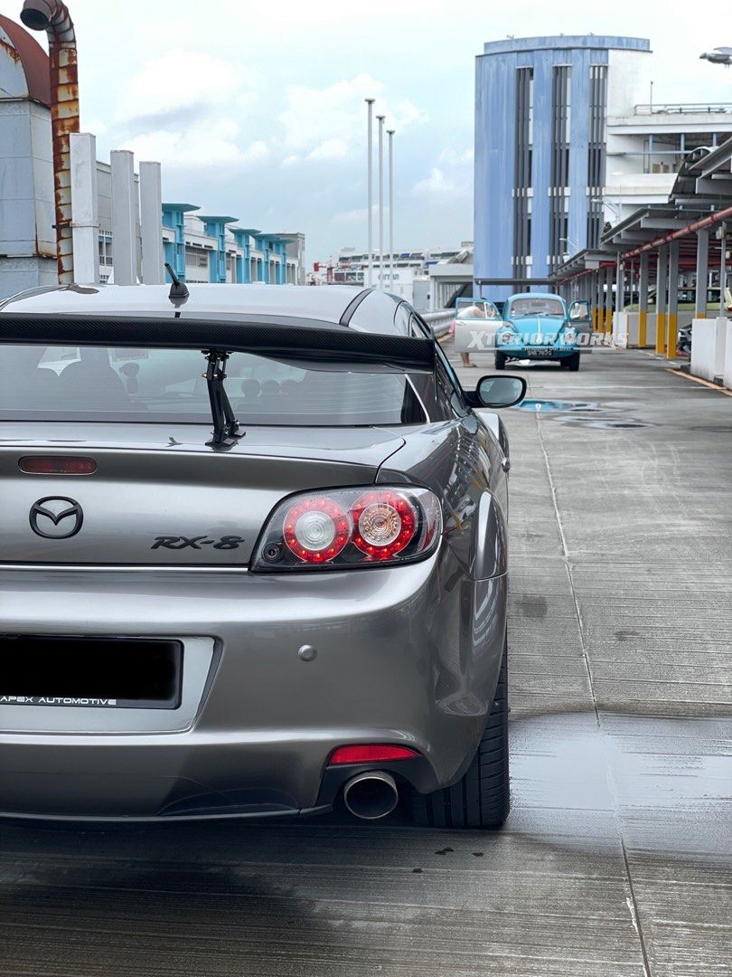 Mazda RX-8 in Pet Liquid Metal Silver full wrap, Car Accessories ...