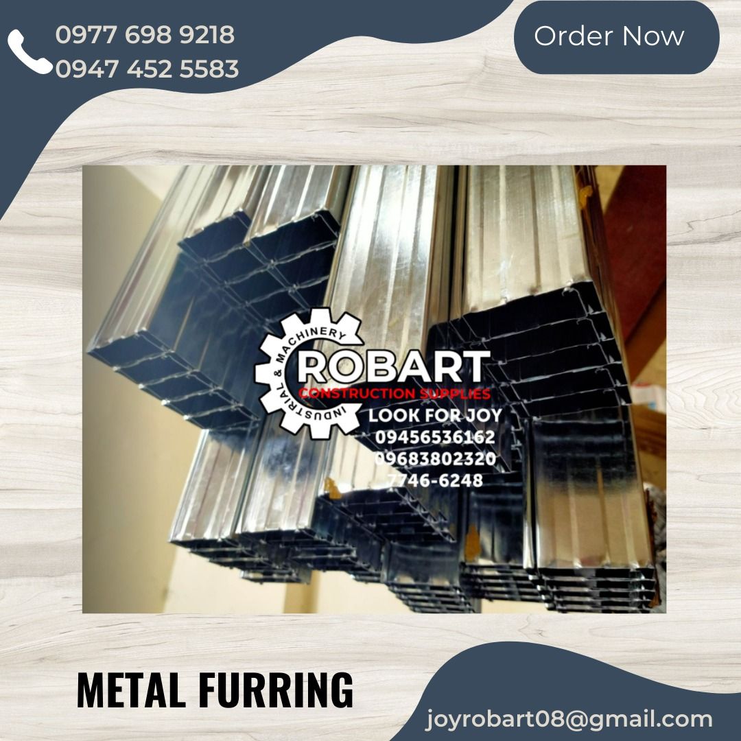 METAL FURRING, Commercial & Industrial, Construction Tools & Equipment ...