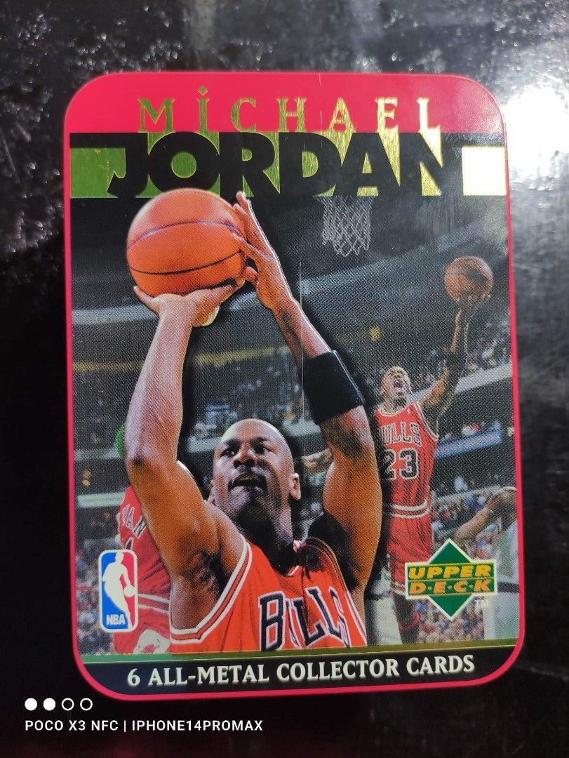 Michael Jordan Upper deck 6 all metal collection cards, Hobbies & Toys ...