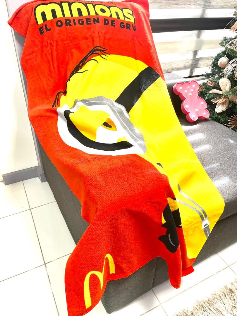 Minions Super Big Towel, Beauty & Personal Care, Bath & Body, Bath on ...
