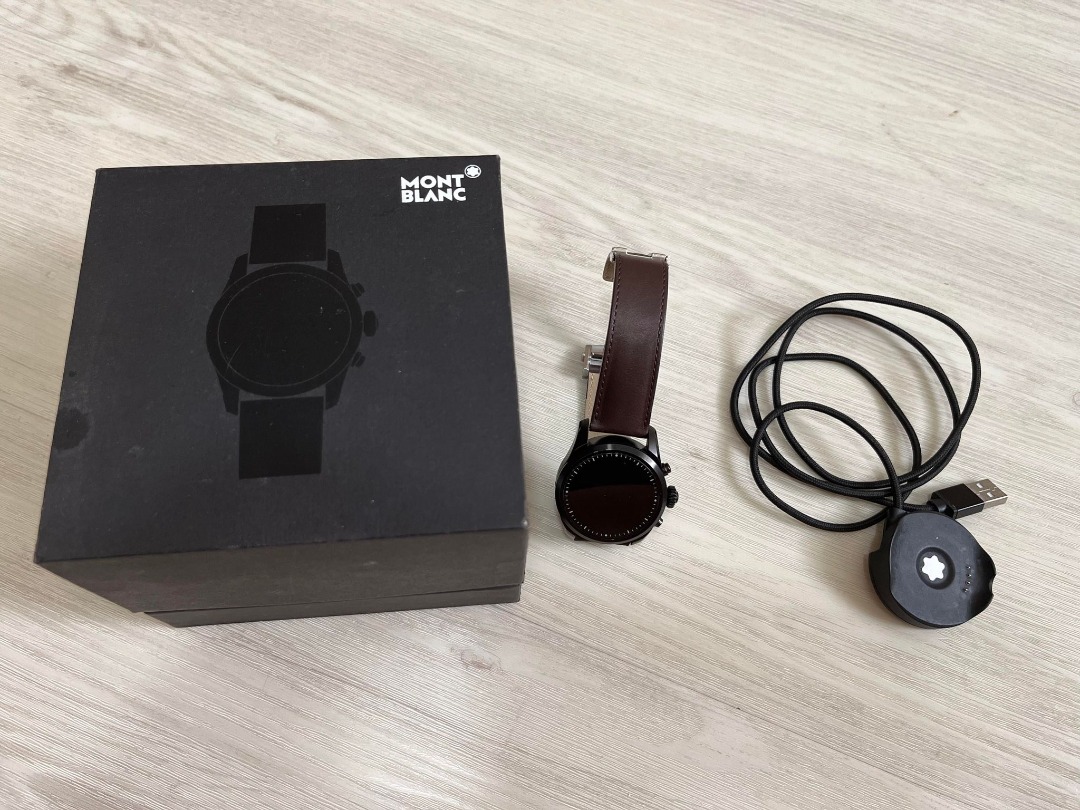 Montblanc Summit 2 smart watch - black casing, Mobile Phones & Gadgets ...