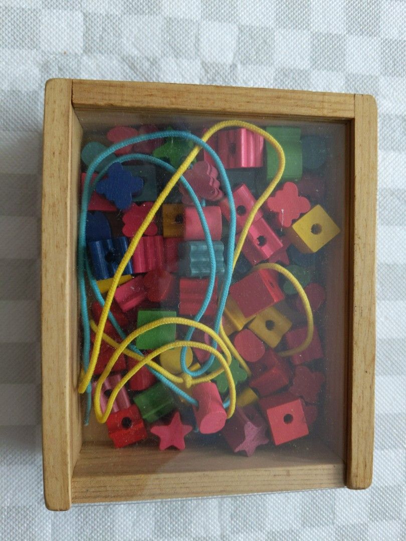 Montessori Threading, Babies & Kids, Infant Playtime on Carousell