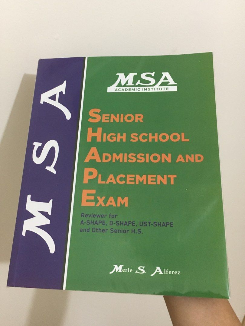 MSA Reviewer for SHS Entrance Exams, Hobbies & Toys, Books & Magazines ...