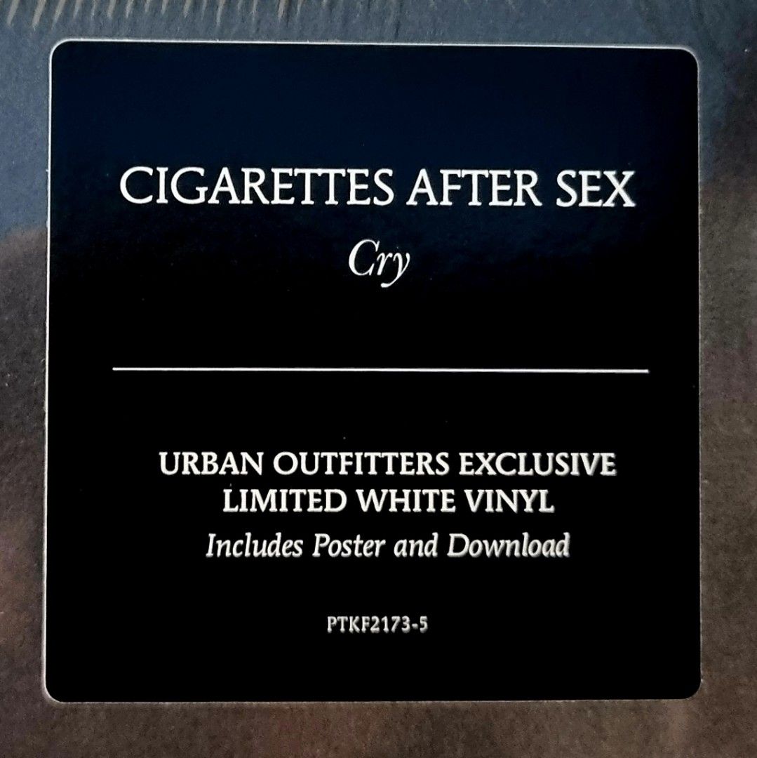 New Lp Cigarettes After Sex Cry Urban Outfitters Limited Edition