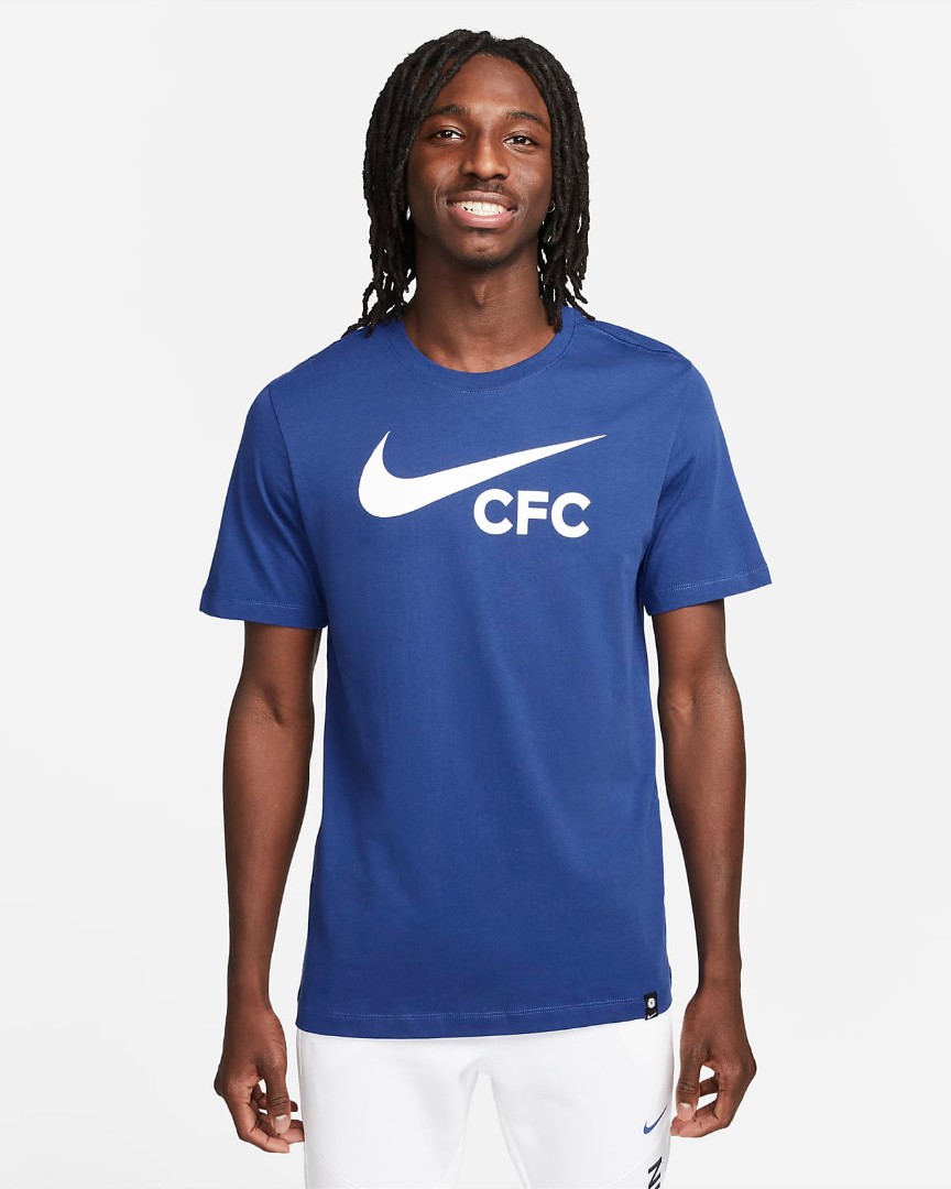 Nike Chelsea FC Swoosh Tee, Men's Fashion, Activewear on Carousell