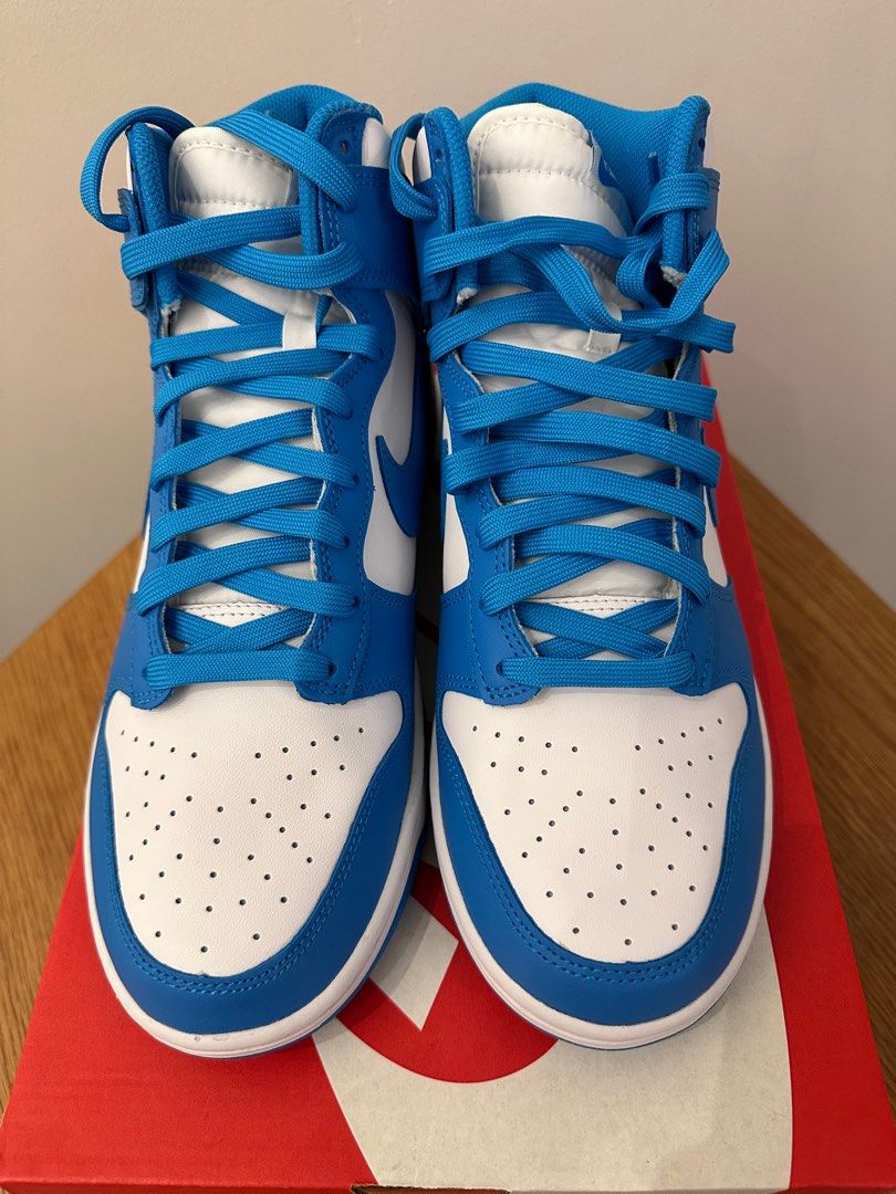 Nike Dunk Hi Retro - Laser Blue, Men's Fashion, Footwear, Sneakers on ...