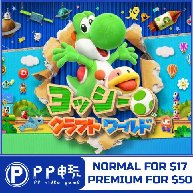 Nintendo Switch Games Yoshi’s Crafted World, Video Gaming, Video Games, Nintendo on Carousell