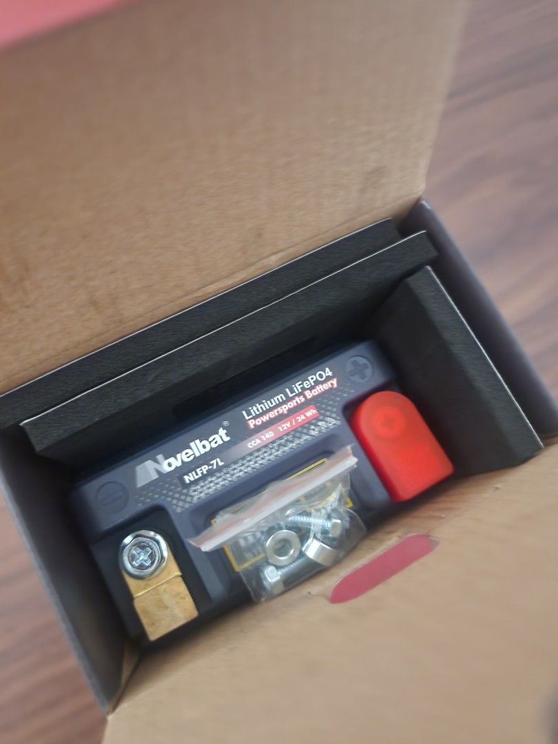 Novelbat NLFP-7L Battery, Motorcycles, Motorcycle Accessories on Carousell