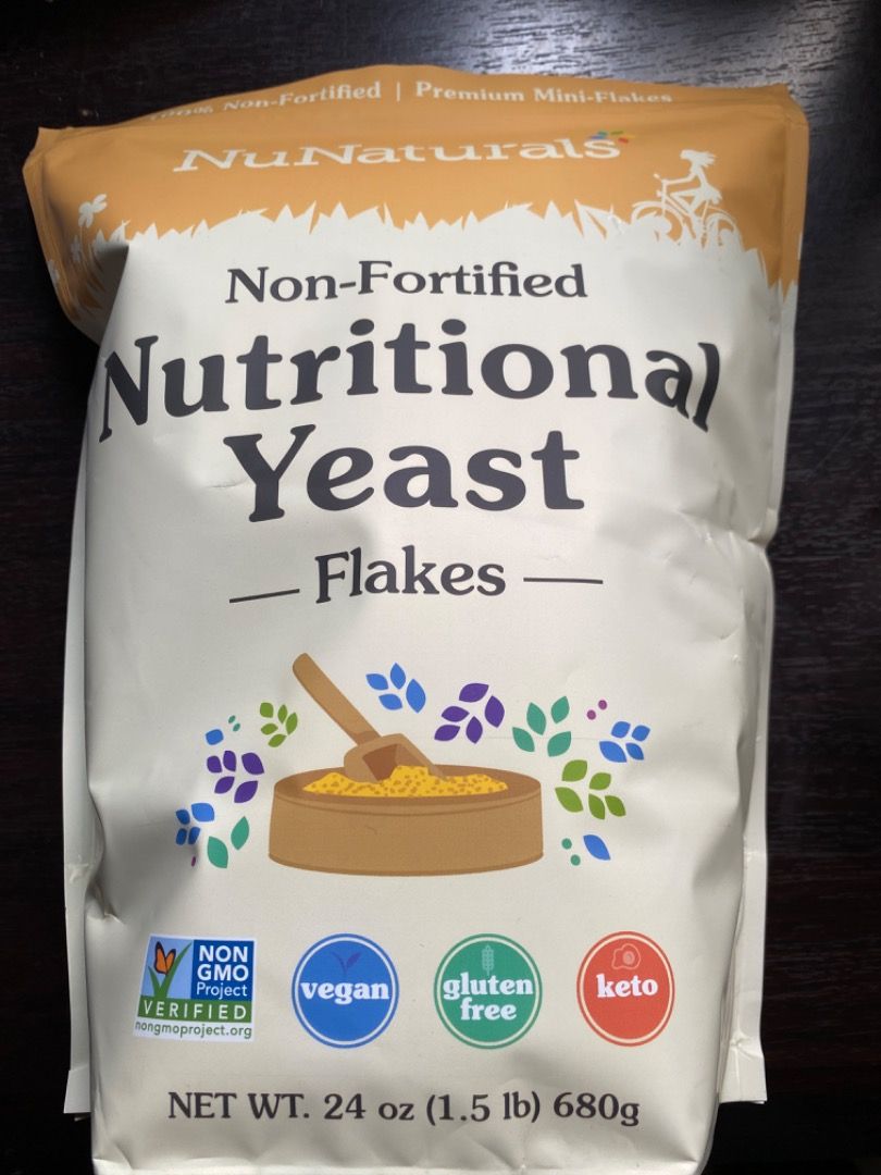 NuNaturals, Non- Fortified Nutritional Yeast Flakes, 24 oz (680g ...