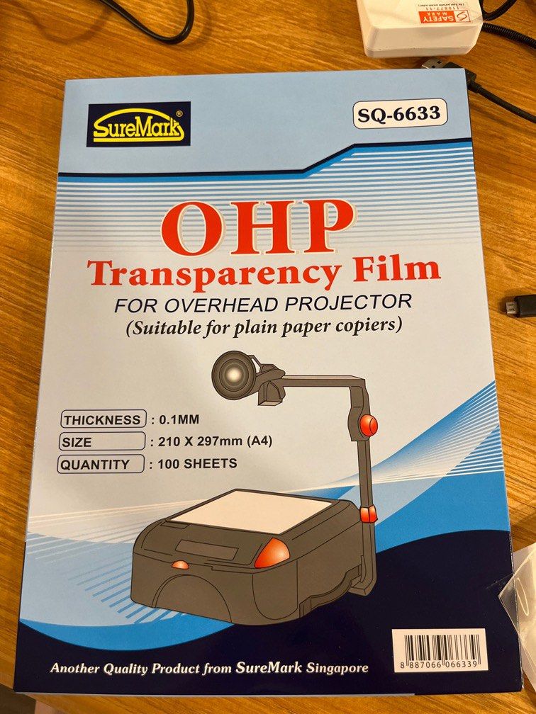 OHP Transparency Film, Hobbies & Toys, Stationery & Craft, Stationery ...