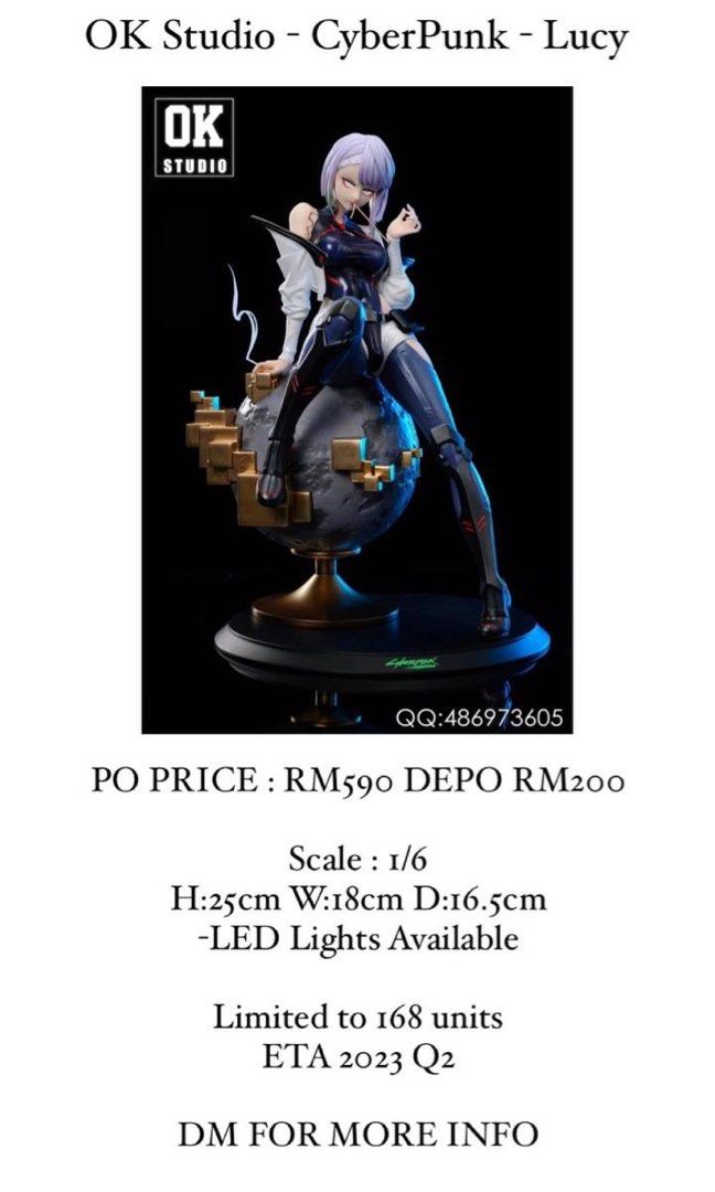 OK Studio - CyberPunk - Lucy, Hobbies & Toys, Toys & Games on Carousell