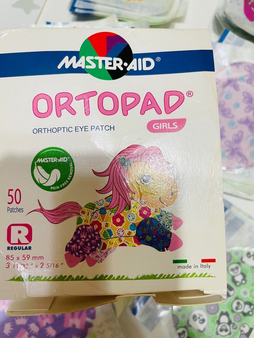Ortopad eye patch girls junior, Health & Nutrition, Medical Supplies ...