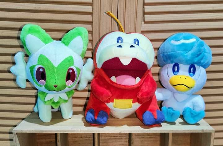 Pokemon Paldea Starters: Sprigatito, Fuecoco, Quaxly Bundle, Hobbies ...