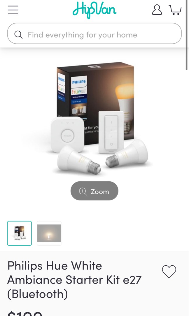 Philips Hue White Ambiance Starter Kit | Smart Lighting Bulb ...