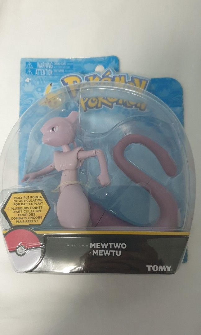 Pokemon Mewtwo Toy Figure by TOMY with multiple points of articulation ...