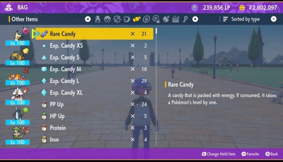 Pokemon Scarlet/Violet items (masterballs, golden bottle caps, ability ...