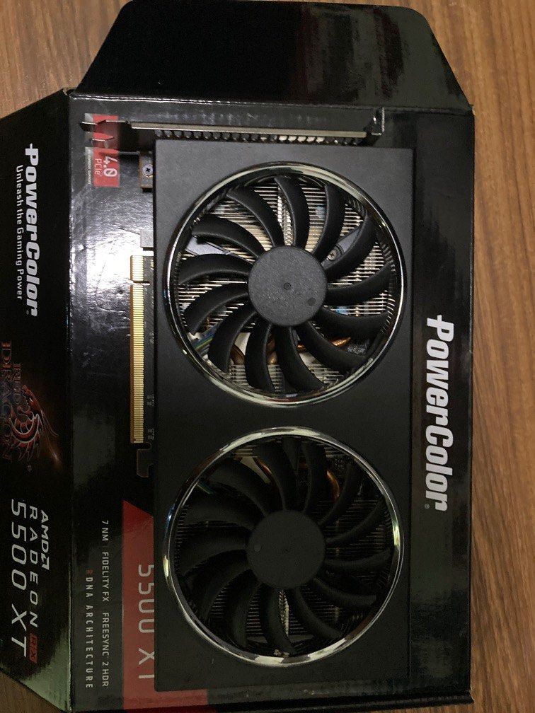 Powercolor Radeon RX5500XT 8GB negotiable, Computers & Tech, Parts ...