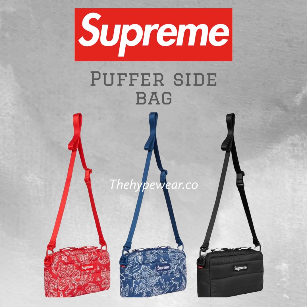[Preorder]Supreme Puffer Side Bag, Men's Fashion, Bags, Sling Bags on ...