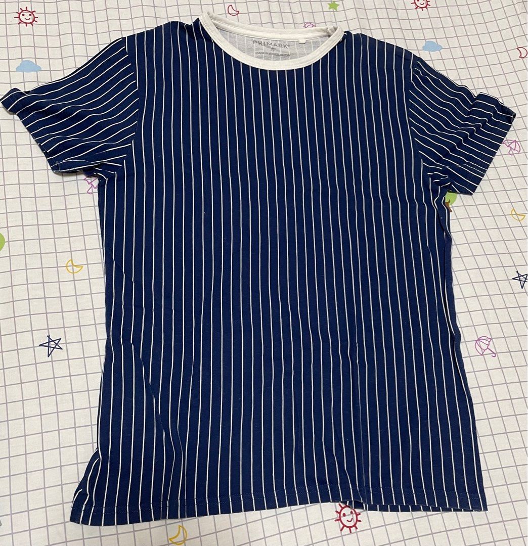 Primark Navy Blue TShirt, Men's Fashion, Tops & Sets, Tshirts & Polo ...
