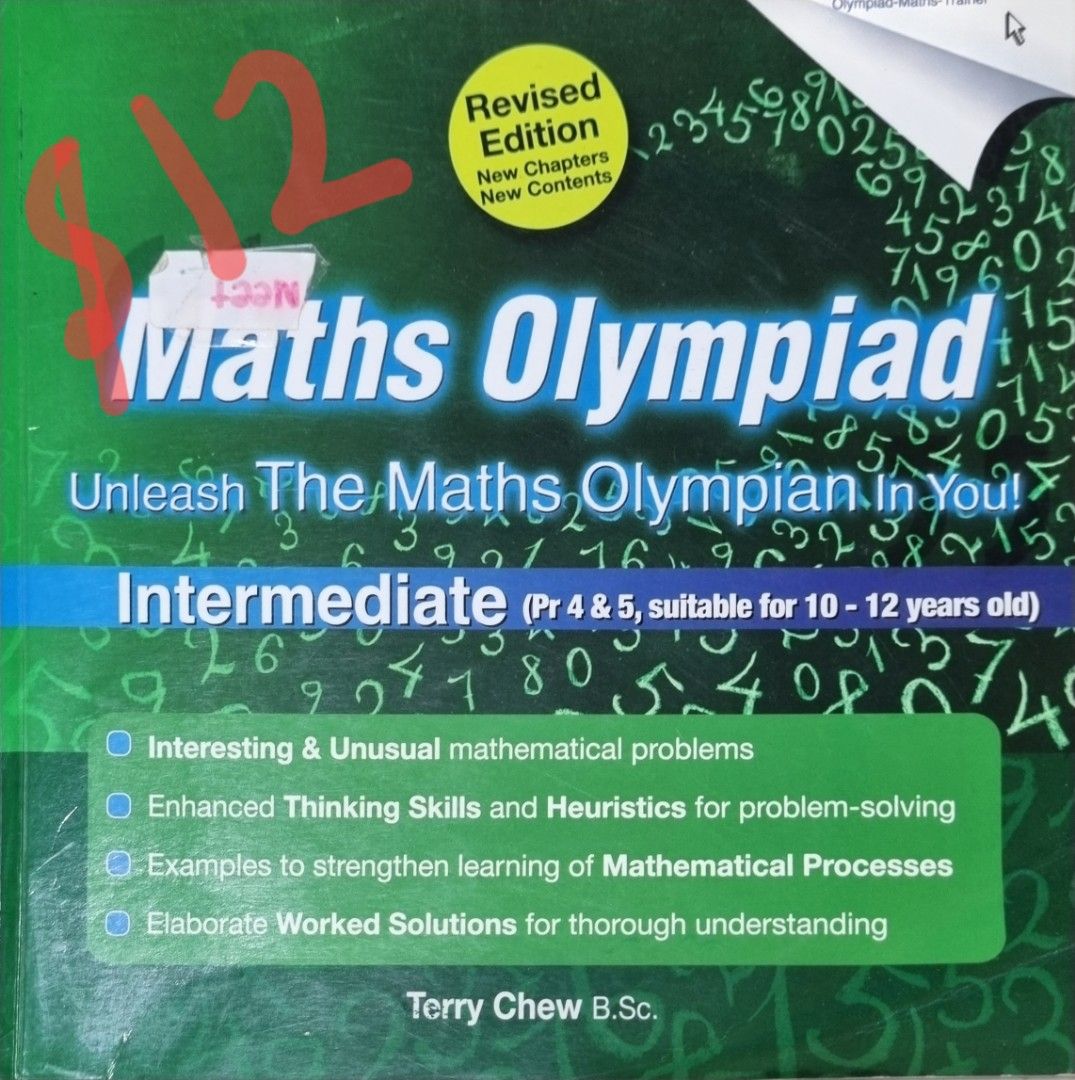 Primary Maths Olympiad books NMOS Mathlympics Terry Chui, Hobbies & Toys, Books & Magazines ...