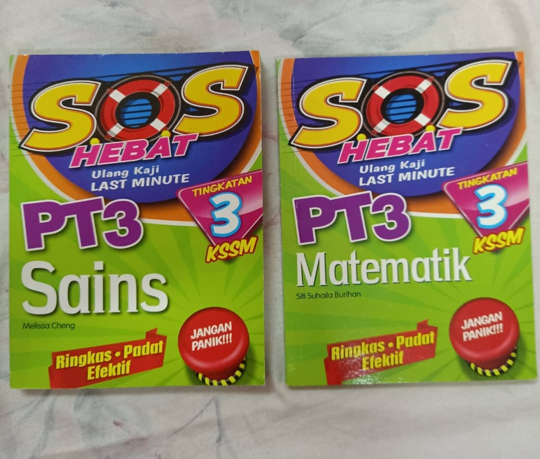 PT3 Matematik & Sains, Hobbies & Toys, Books & Magazines, Assessment ...