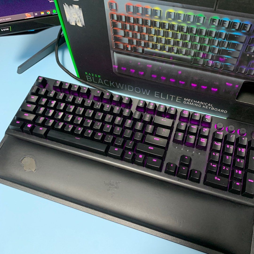 Razer Blackwidow Elite Keyboard, Computers & Tech, Parts & Accessories ...