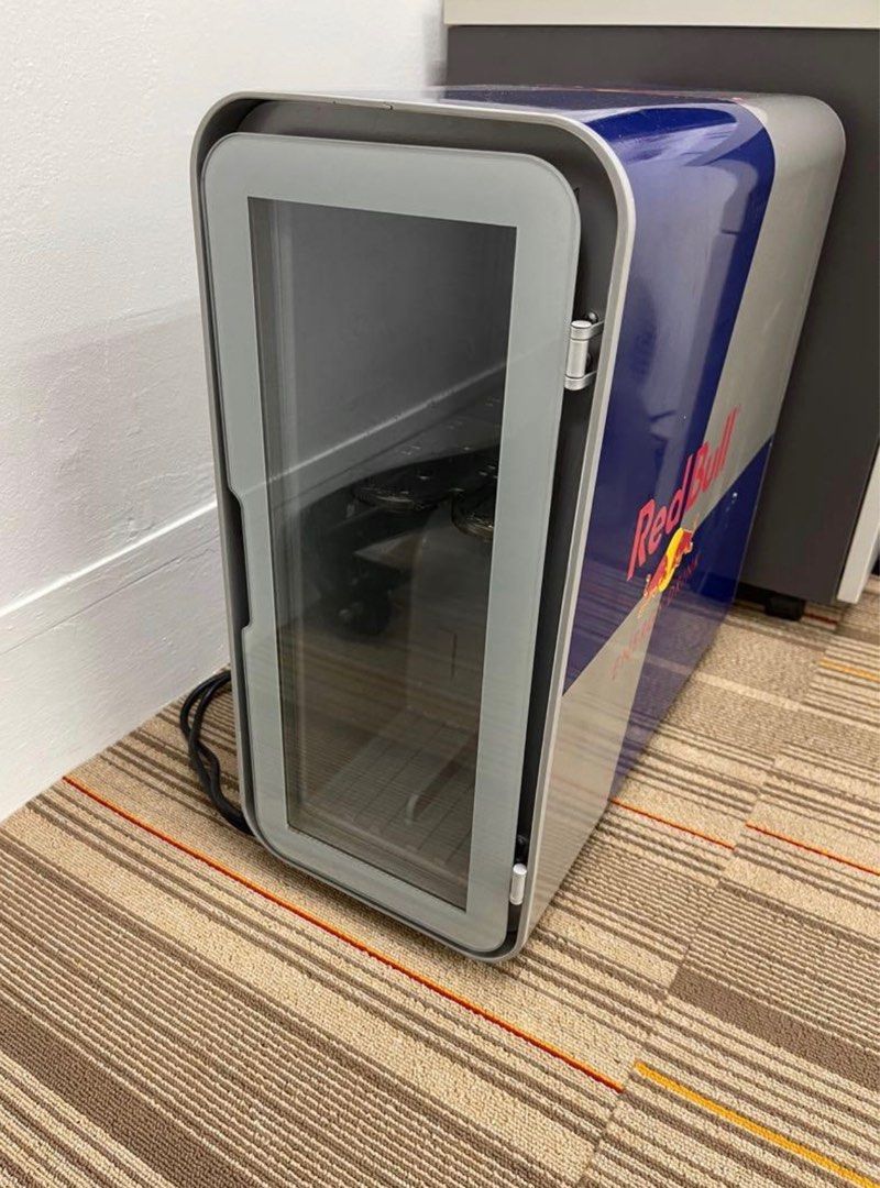Red bull small fridge, TV & Home Appliances, Kitchen Appliances ...