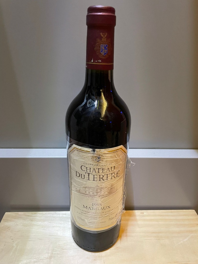 [Red Wine] 1998 Chateau du Tertre 5eme Grand Cru Classe, Food & Drinks ...