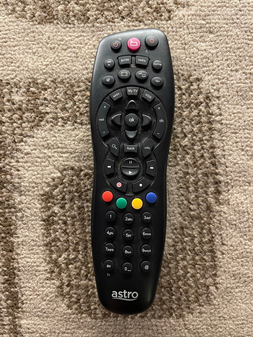 Remote Astro Original, TV & Home Appliances, TV & Entertainment, TV ...