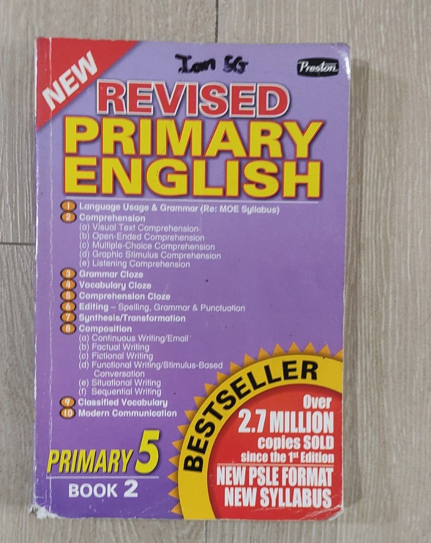 Revised primary English (P5), Hobbies & Toys, Books & Magazines, Assessment Books on Carousell