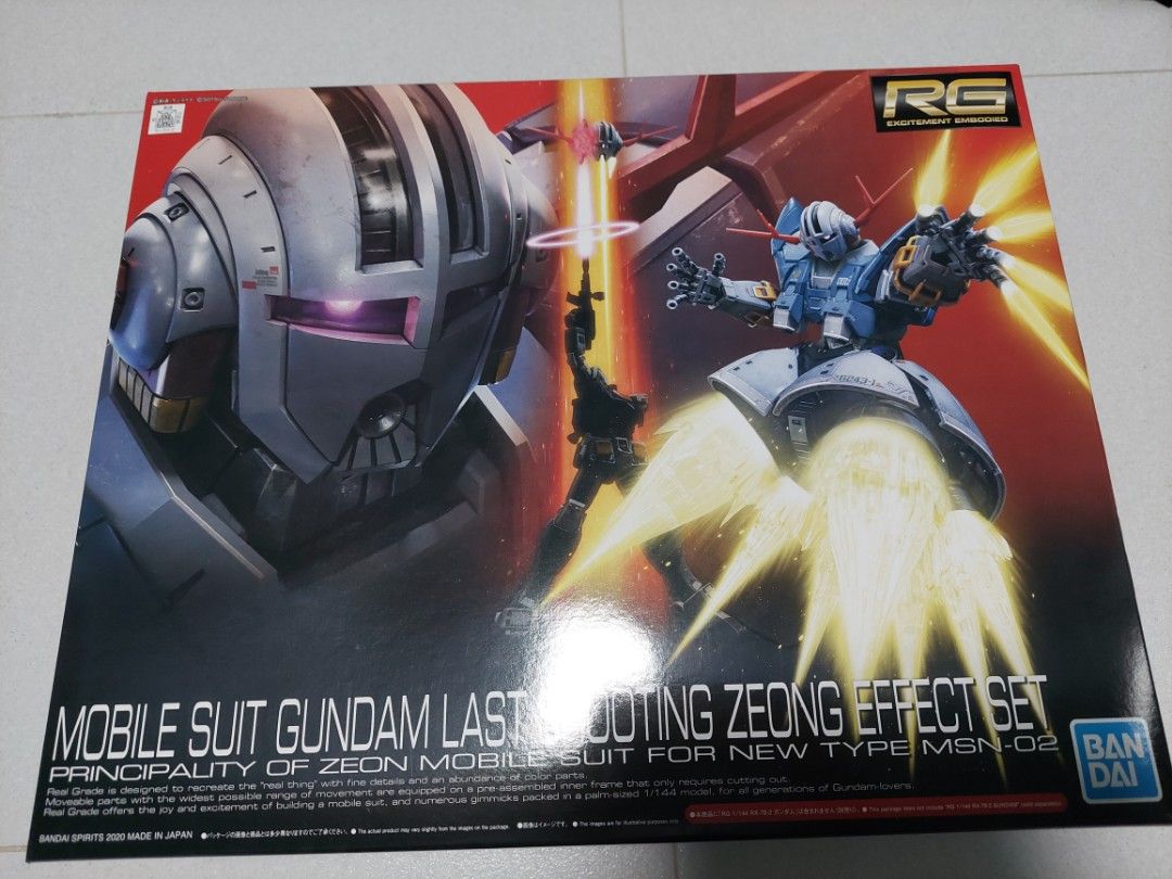 RG Zeong Gundam Last Shooting Effect Set, Hobbies & Toys, Toys & Games ...