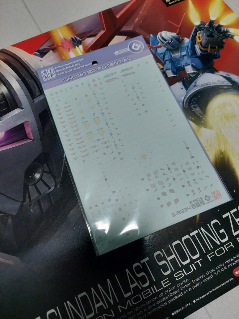 RG Zeong Gundam Last Shooting Effect Set, Hobbies & Toys, Toys & Games ...