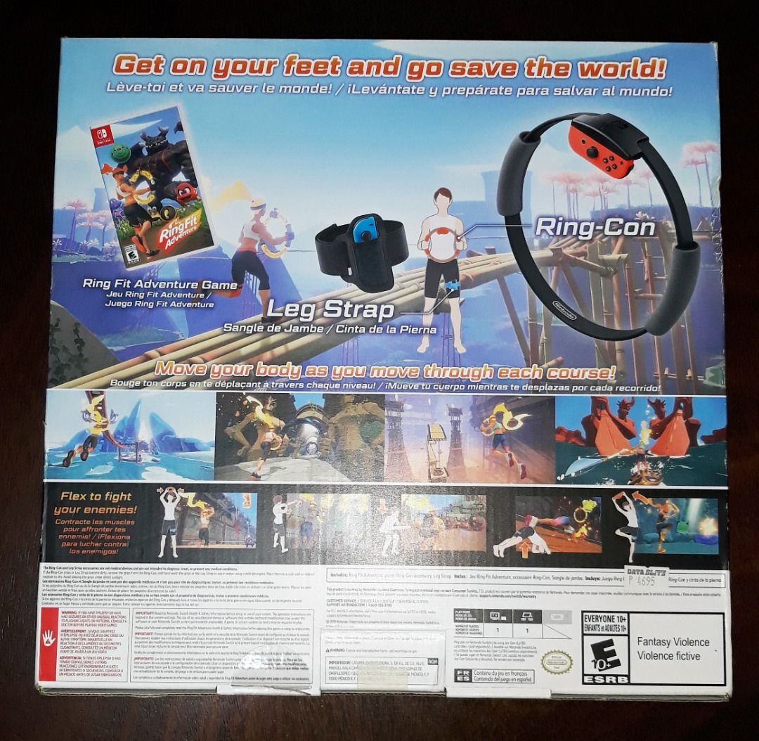 Ring Fit Set (strap and game included), Video Gaming, Video Games ...