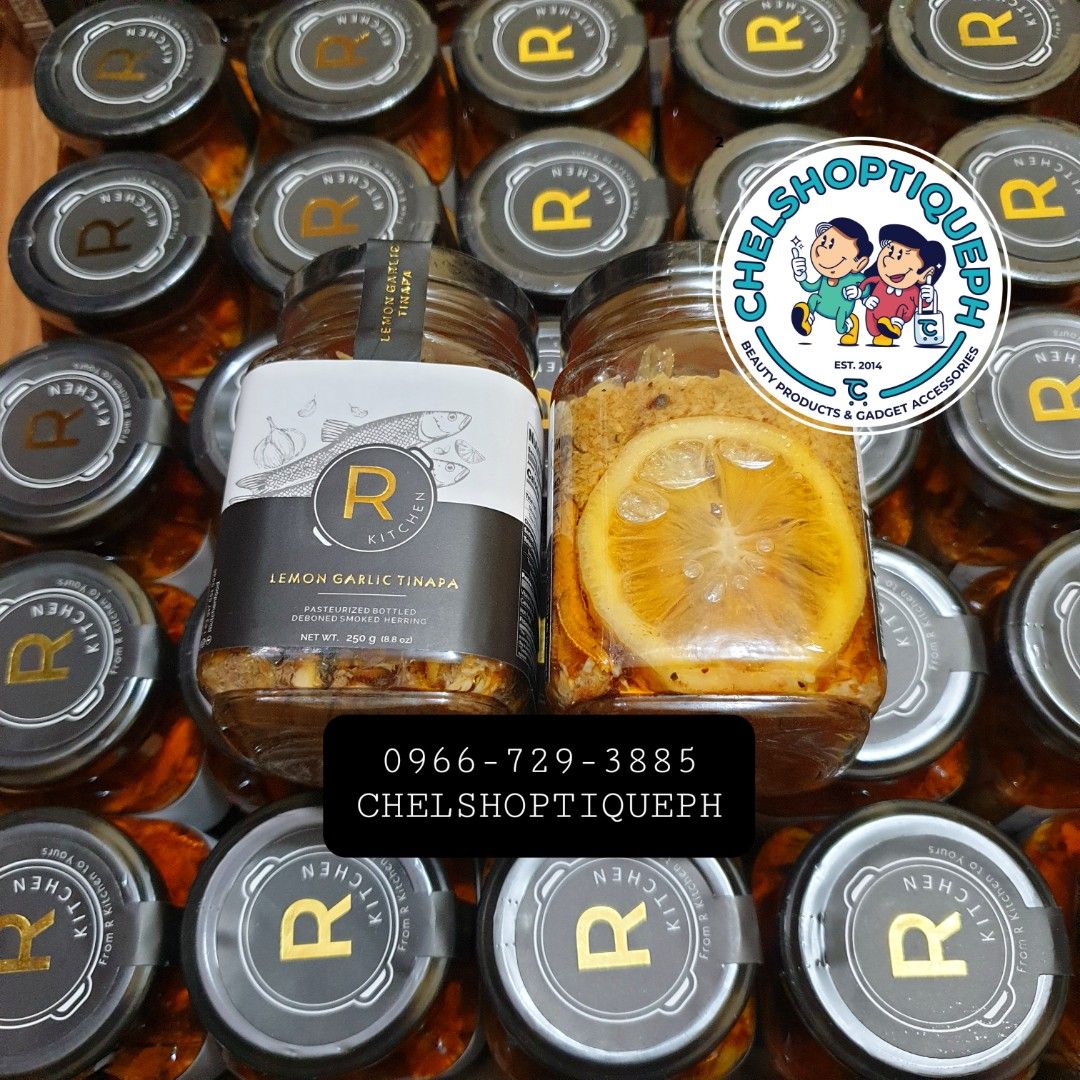 RKITCHEN Lemon garlic tinapa Chili Garlic oil Spicy garlic tinapa sweet ...