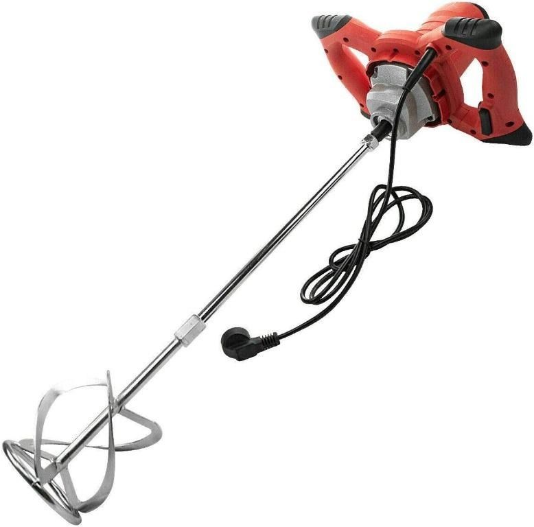 RUYIKA Cement Mixer, 2100W Electric Plaster Paddle Mixer Mortar Paint ...