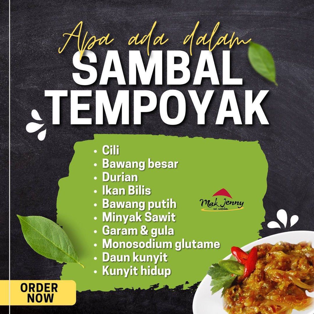 Sambal Tempoyak, Food & Drinks, Packaged & Instant Food on Carousell