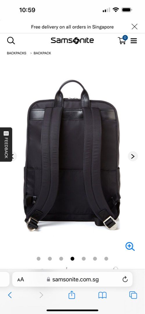 Samsonite Backpack, Women's Fashion, Bags & Wallets, Backpacks on Carousell