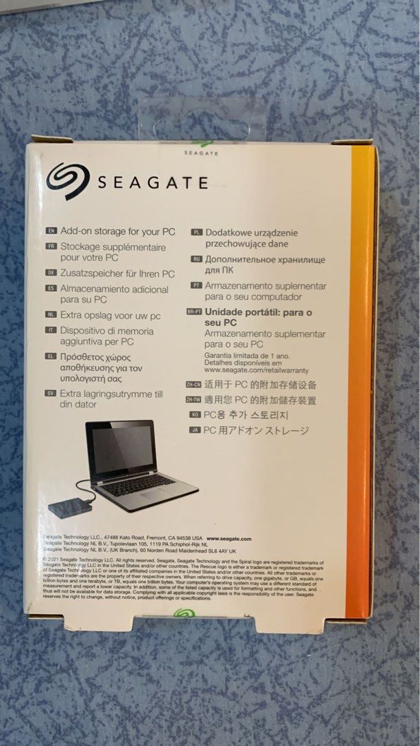 Seagate 1TB expansion portable drive, Computers & Tech, Parts ...