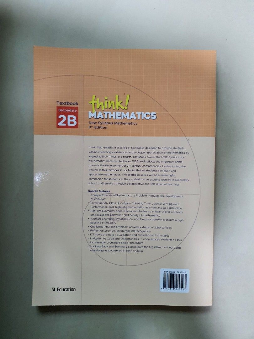 Secondary 2 Textbook (2B), Hobbies & Toys, Books & Magazines, Textbooks ...