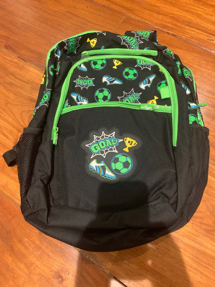 Smiggle Backpack (green), Men's Fashion, Bags, Backpacks on Carousell