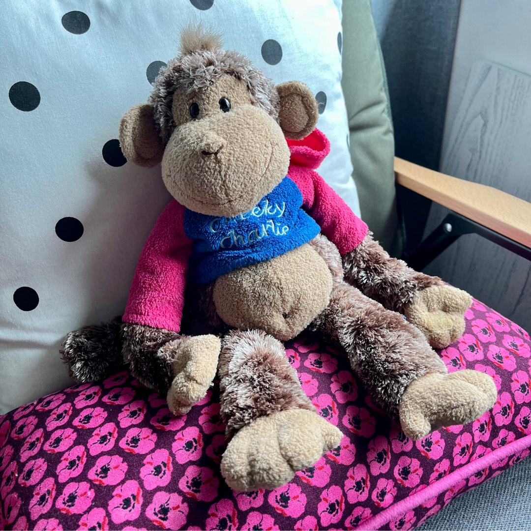 Soft Toy | Cheeky Charlie Monkey, Hobbies & Toys, Toys & Games on Carousell
